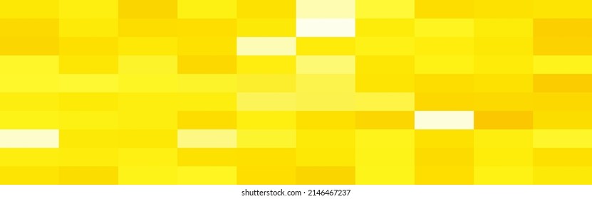 Abstract Yellow Rectangle Mosaic Banner Background Stock Vector ...