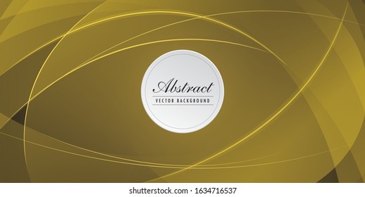 Abstract Yellow Techno Swirl Background Stock Vector (Royalty Free ...
