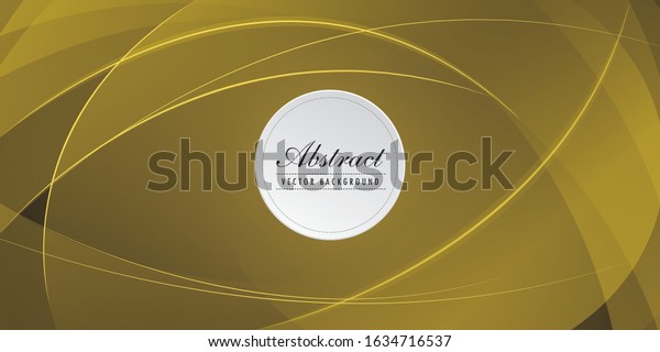 Abstract Yellow Techno Swirl Background Stock Vector (Royalty Free ...