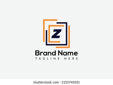 Abstract Z Letter Modern Initial Logo Stock Vector (Royalty Free ...
