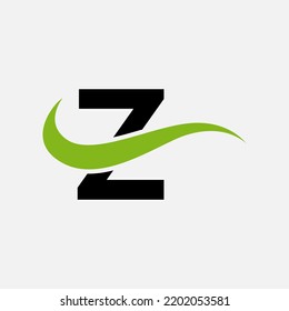 Abstract Z Letter Modern Initial Lettermarks Stock Vector (Royalty Free ...