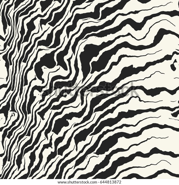 Abstract Zebra Degrade Distorted Striped Textured Stock Vector (Royalty ...