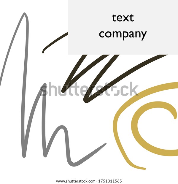Abstraction On White Background Background Logos Stock Vector (Royalty ...
