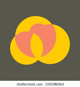 Abstrak Vector Design Dark Background Orange Stock Vector (Royalty Free ...