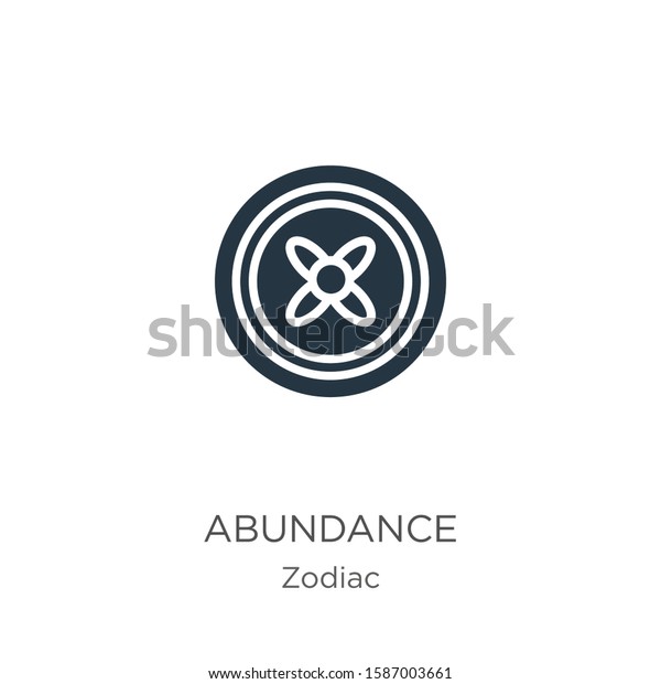 Abundance Icon Vector Trendy Flat Abundance Stock Vector (Royalty Free ...