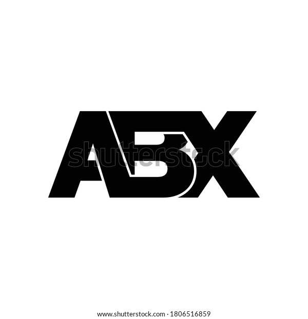 Abx Letter Monogram Logo Design Stock Vector (Royalty Free) 1806516859 ...