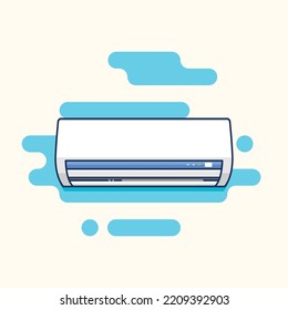 Ac _ Air Conditioner Vector Illustration Stock Vector (Royalty Free ...