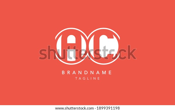 Ac Alphabet Letters Initial Circle Icon Stock Vector (Royalty Free ...