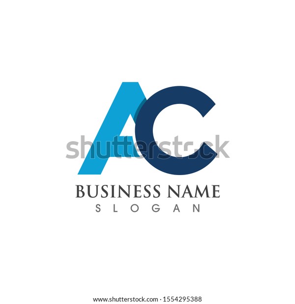 Ac Letter Logo Creative Modern Template Stock Vector (Royalty Free ...