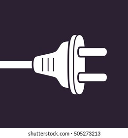 Ac Power Plug Icon Stock Vector (Royalty Free) 505273213 | Shutterstock