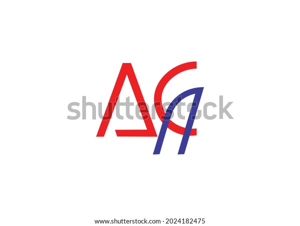 Aca Letter Original Monogram Logo Design Stock Vector (Royalty Free ...