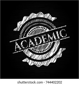 Academic Written On Chalkboard Stock Vector (Royalty Free) 744402202 ...