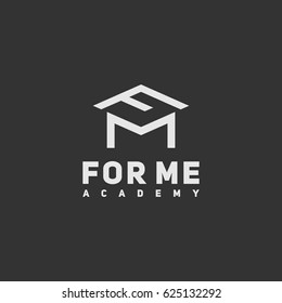 Academy Vector Logo Me Academy Logo Stock Vector (Royalty Free ...