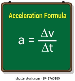 1,181 vectores de Acceleration formula - Vectores, imágenes y arte ...