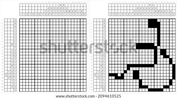 Access Icon Nonogram Pixel Art International Stock Vector (Royalty Free ...