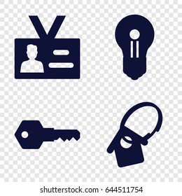 Access Icons Set Set 4 Access Stock Vector (Royalty Free) 644511754 ...
