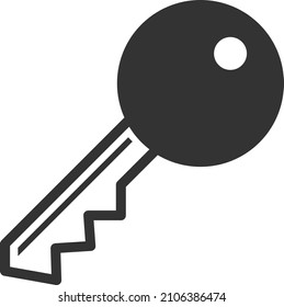 Access Key Icon Vector Key Symbol Stock Vector (Royalty Free ...
