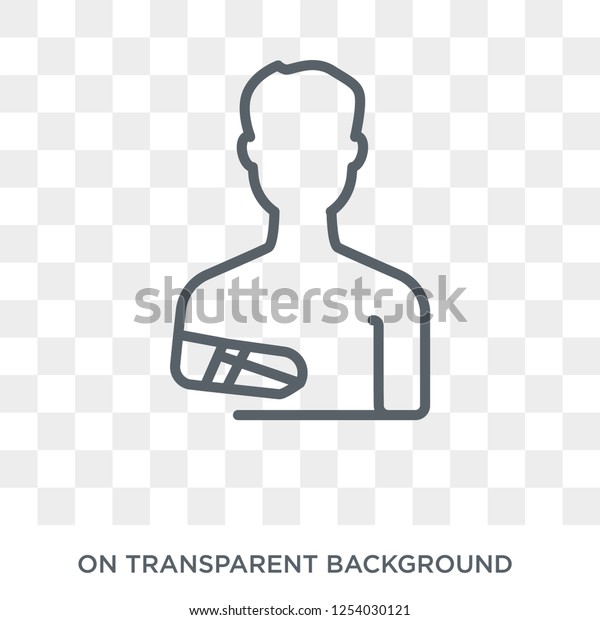 Accident Injuries Icon Trendy Flat Vector: เวกเตอร์สต็อก (ปลอดค่า ...