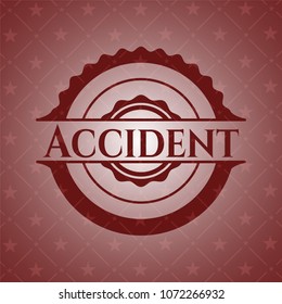 Accident Red Emblem Stock Vector (Royalty Free) 1072266932 | Shutterstock