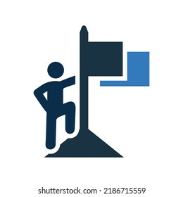 Accomplishment Achievemen Icon Simple Editable Vector Stock Vector ...
