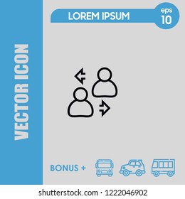 Change Account Icon Vector Stock Vector (Royalty Free) 1242790897 ...