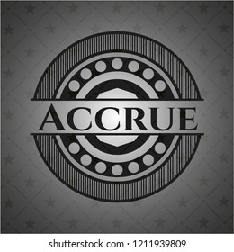 Accrue Black Badge Stock Vector (Royalty Free) 1211939809 | Shutterstock