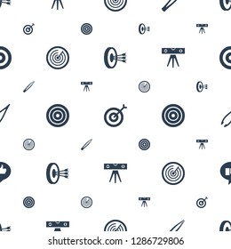 Accuracy Icons Pattern Seamless White Background Stock Vector (Royalty ...