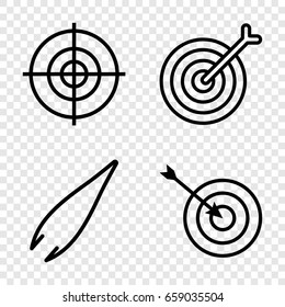 Accuracy Icons Set Set 4 Accuracy Stock Vector (Royalty Free) 659035504 ...