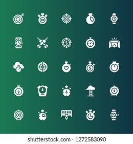 Accurate Icon Set Collection 25 Filled Stock Vector (Royalty Free ...