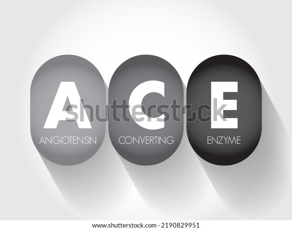 enzima convertidora de angiotensina ECA -: vector de stock (libre de ...