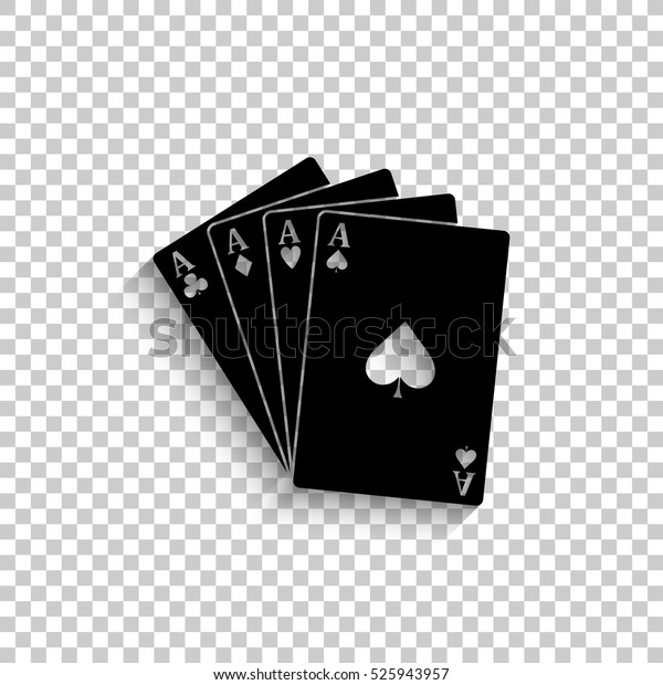 Stock vektor „Ace Playing Card Black Vector Icon“ (bez autorských ...