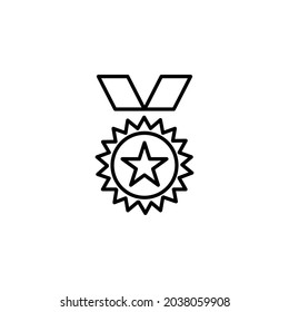 Achieve Vector Icon Achievement Symbol Medal Stock Vector (Royalty Free ...