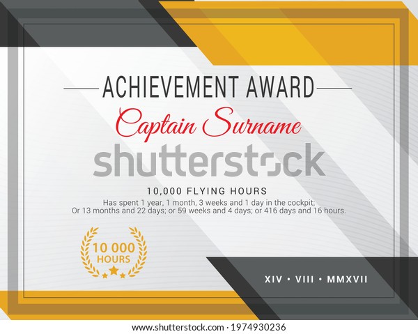 Achievement Award Reaching Certain Goals Stock Vector (Royalty Free ...