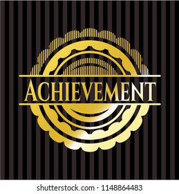 Achievement Gold Emblem Badge Stock Vector (Royalty Free) 1148864483 ...
