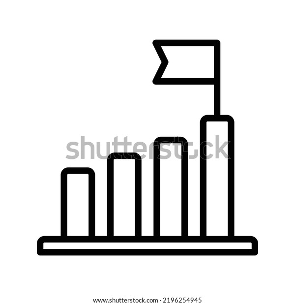 Achievement Icon Black Outline Vector Stock Vector (Royalty Free ...