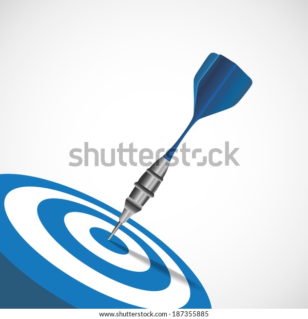 Achieving Goal Vector Image Over White Stock Vector (Royalty Free ...