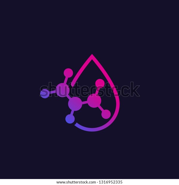 Acid Drop Chemical Icon Stock Vector (Royalty Free) 1316952335 ...