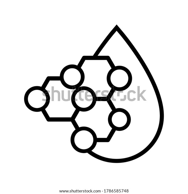 Acid Drop Vector Icon Set Chemical Stock Vector (Royalty Free ...