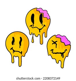 69 Drippy Faces Stock Vectors, Images & Vector Art | Shutterstock