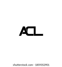 Acl Letter Original Monogram Logo Design Stock Vector (Royalty Free ...