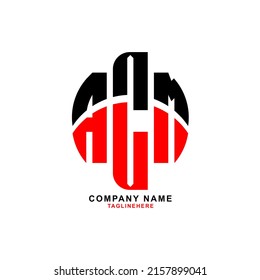Acm Three Letter Logo Design White Stock Vector (Royalty Free ...