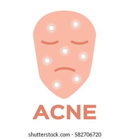 Acne Icon Vector Stock Vector (Royalty Free) 582706720 | Shutterstock