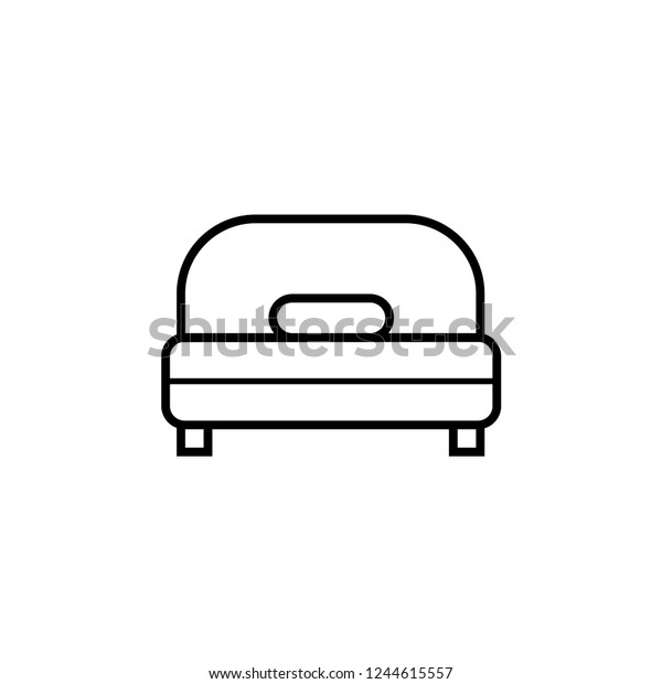 Acomodation Icon Vector Signage Symbol Template Stock Vector (Royalty ...