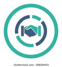 Acquisition Diagram Vector Icon This Rounded Stock Vector (Royalty Free ...