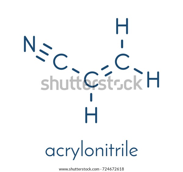 Acrylonitrile Molecule Polyacrylonitrile Pan Abs Plastic Stock Vector ...