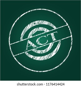 Act Written Chalkboard Texture Stock Vector (Royalty Free) 1176414424 ...