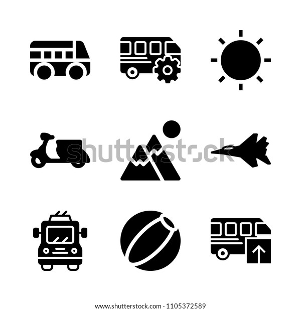 Active Airplane Advertisement Cabin Icons Travel Stock Vector (Royalty ...