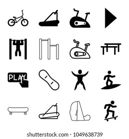 Active Icons Set 16 Editable Filled Stock Vector (Royalty Free ...