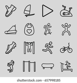 Active Icons Set Set 16 Active Stock Vector (Royalty Free) 657998185 ...
