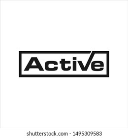Active Logo Arrow Symbol Icon Vector: เวกเตอร์สต็อก (ปลอดค่าลิขสิทธิ์ ...